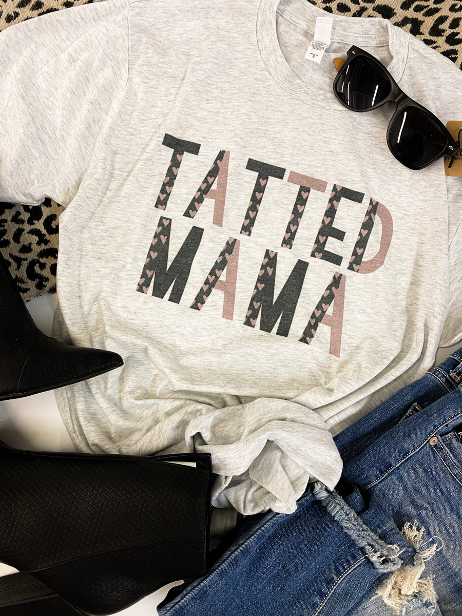 Tatted mama tee – tees Raining Rustic